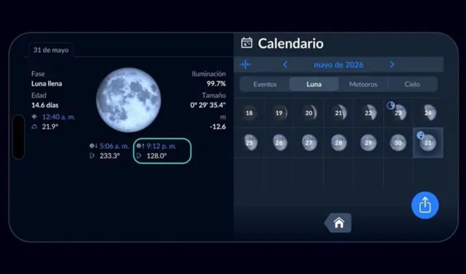 La Luna Azul del 31 de mayo será visible en México y el mundo ...