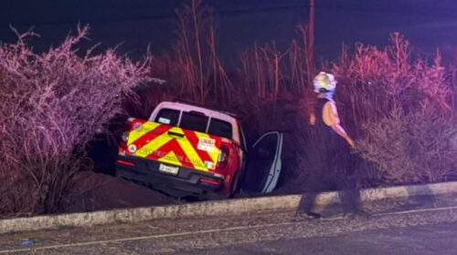 Vuelca ambulancia de Protección Civil en León, Guanajuato cuando acudía ...
