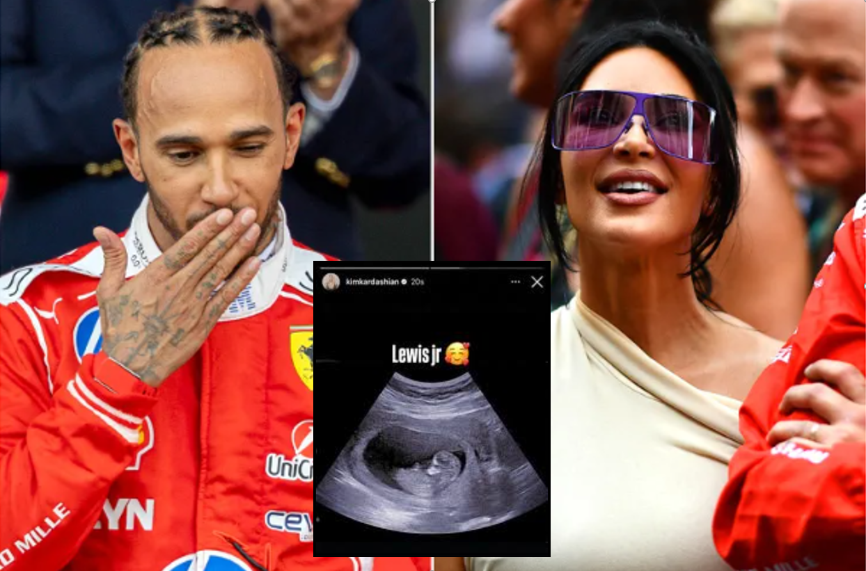 Kim Kardashian anuncia en redes sociales embarazo con Lewis Hamilton ...